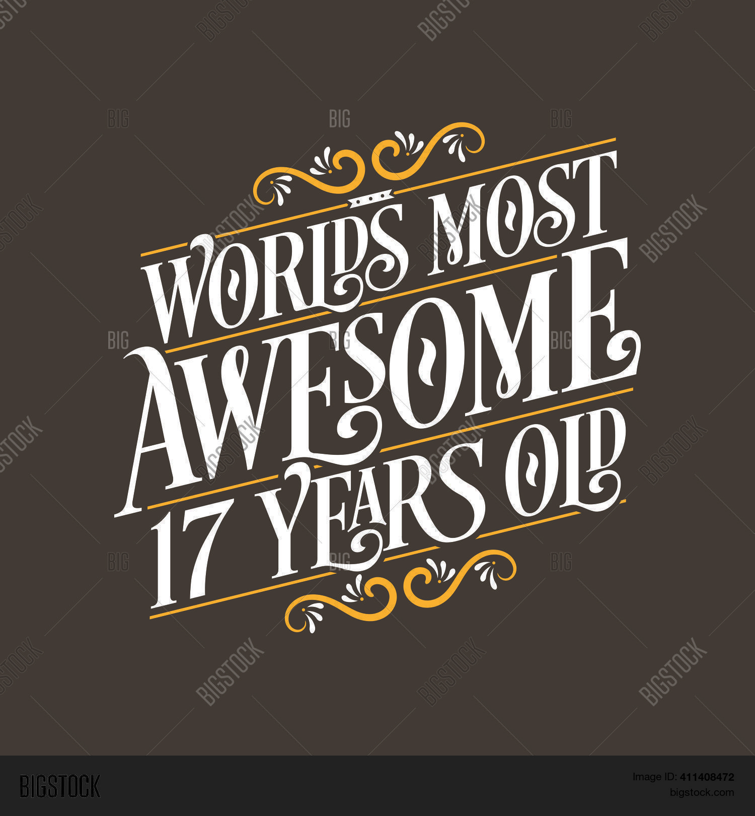 17 Years Birthday Vector & Photo (Free Trial) | Bigstock