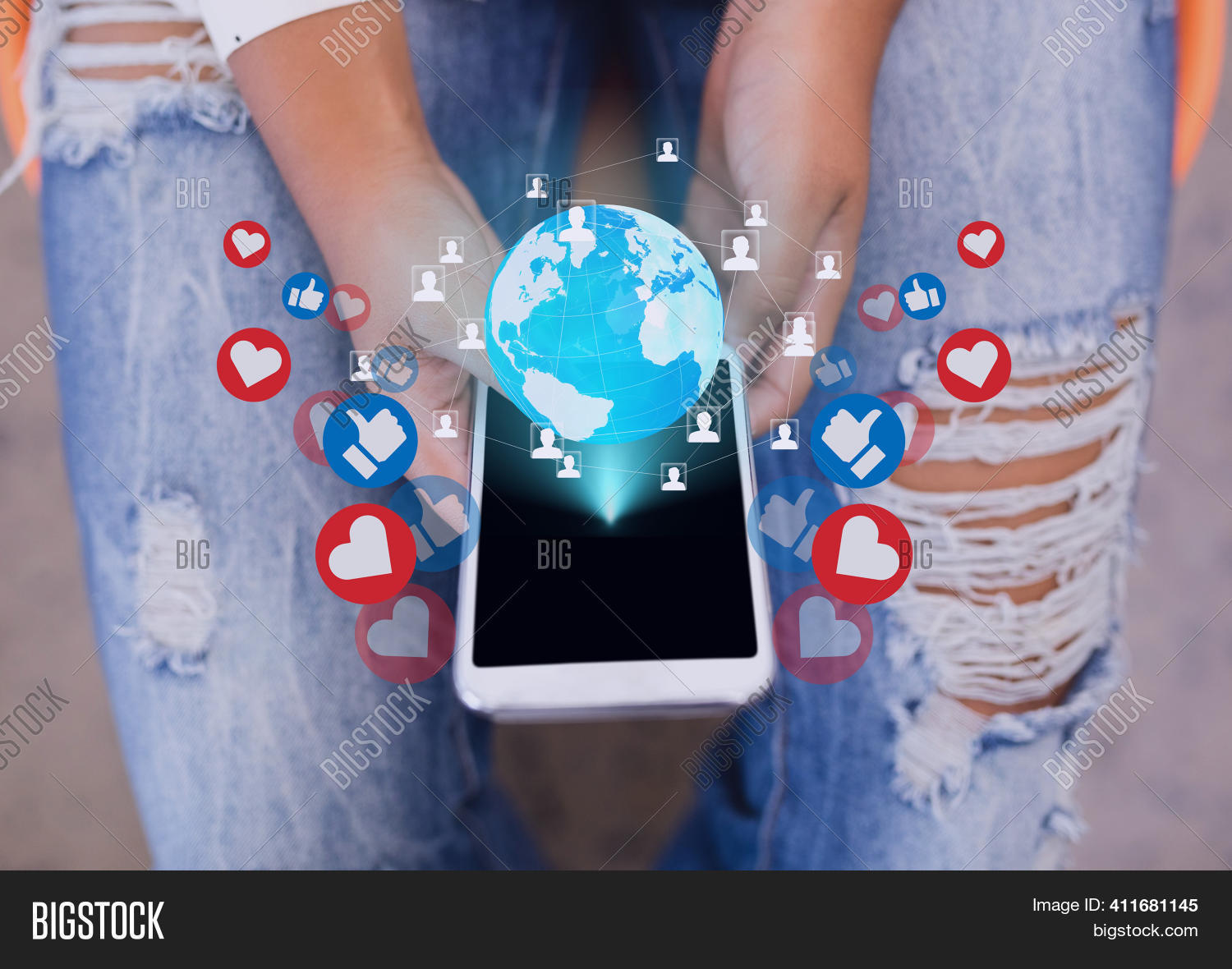 Network Social Media Image & Photo (Free Trial) | Bigstock