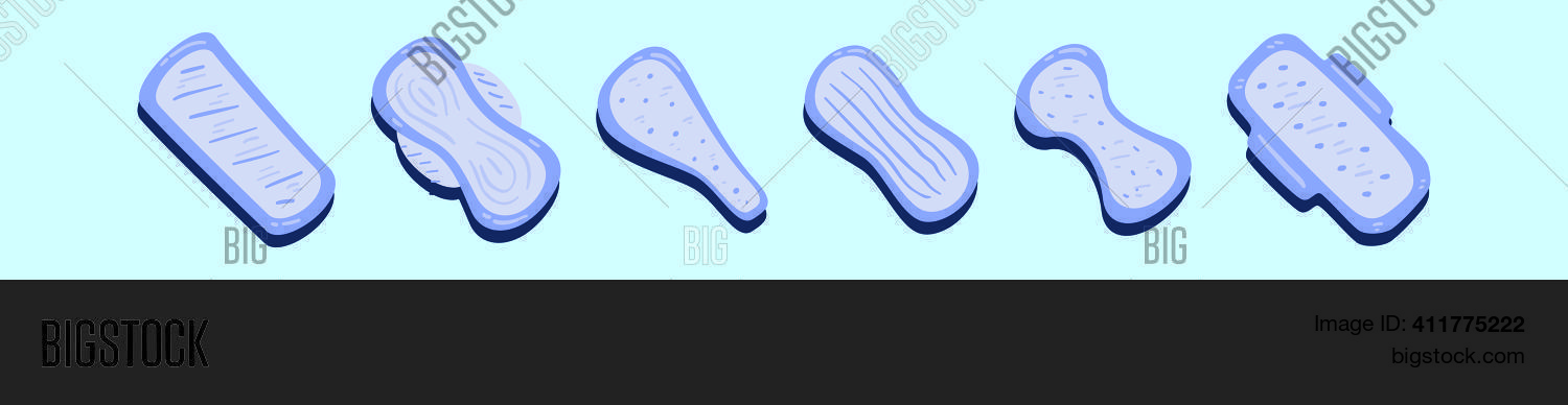 Set Tampon Cartoon Vector & Photo (Free Trial) | Bigstock