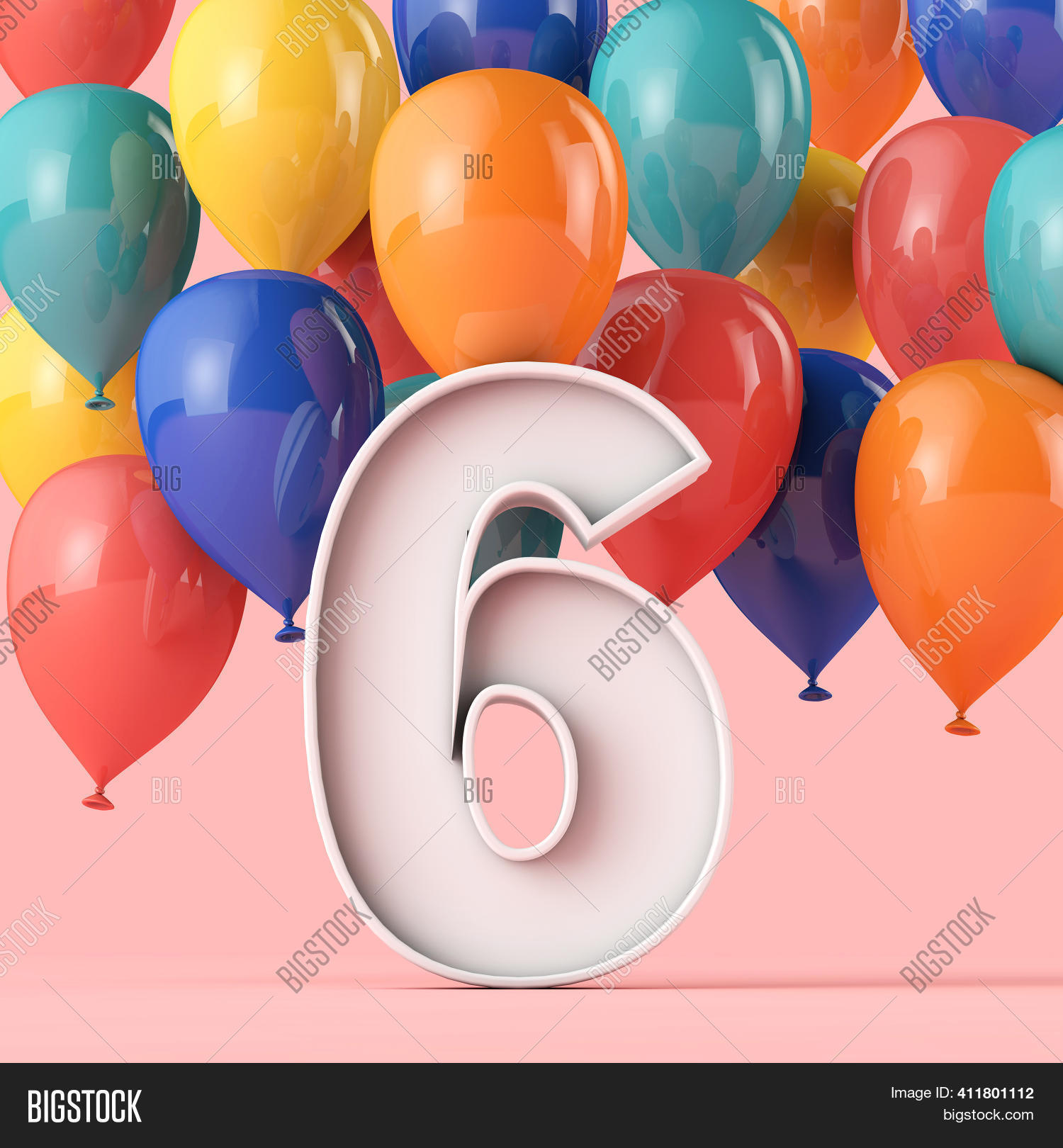 Happy 6th Birthday Image & Photo (Free Trial) | Bigstock