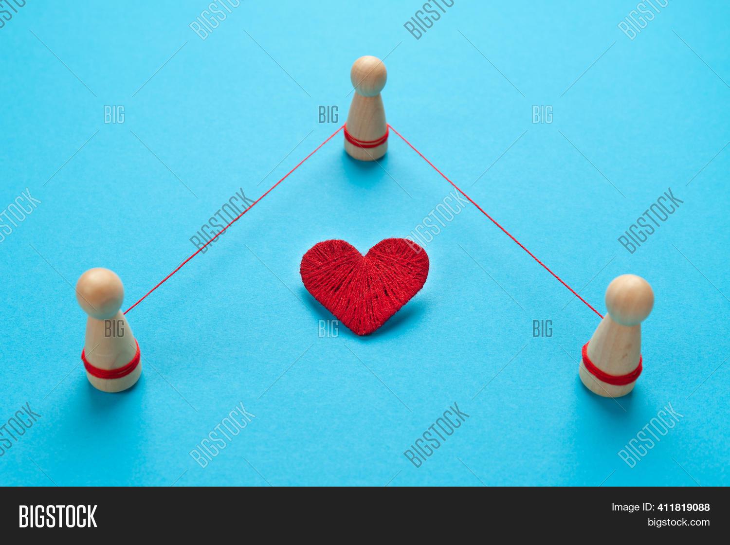 Three People Love Image & Photo (Free Trial) | Bigstock