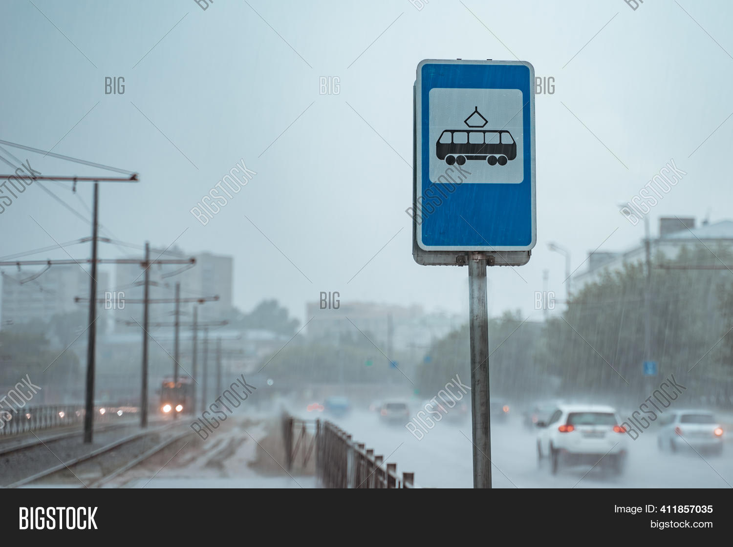 Tram Station Sign Image & Photo (Free Trial) | Bigstock