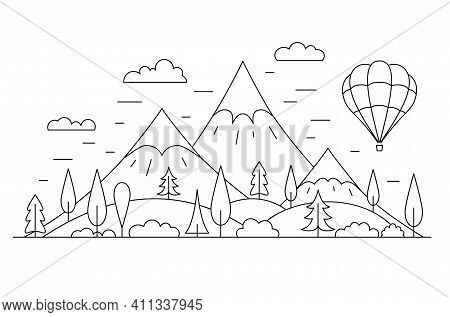 Nature Outline Vector & Photo (Free Trial) | Bigstock