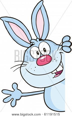 Blue Rabbit Cartoon Image & Photo (Free Trial) | Bigstock