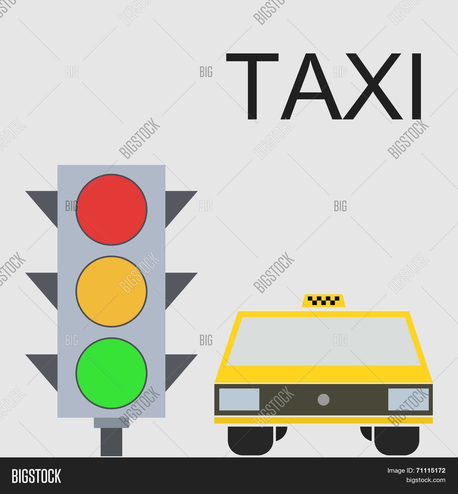 Vector Modern Taxi Vector & Photo (Free Trial) | Bigstock