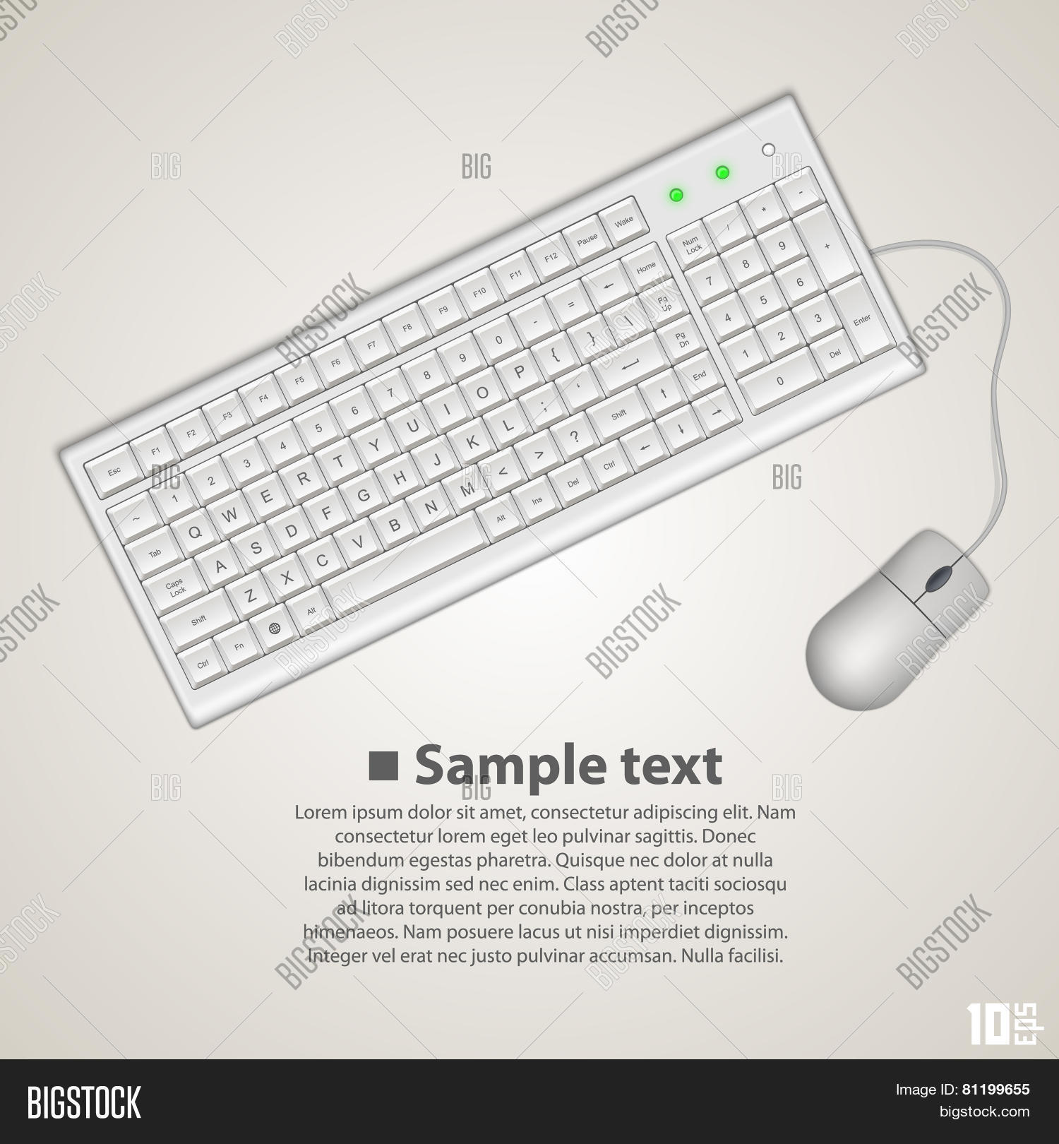 Keyboard Mouse Vector & Photo (Free Trial) | Bigstock