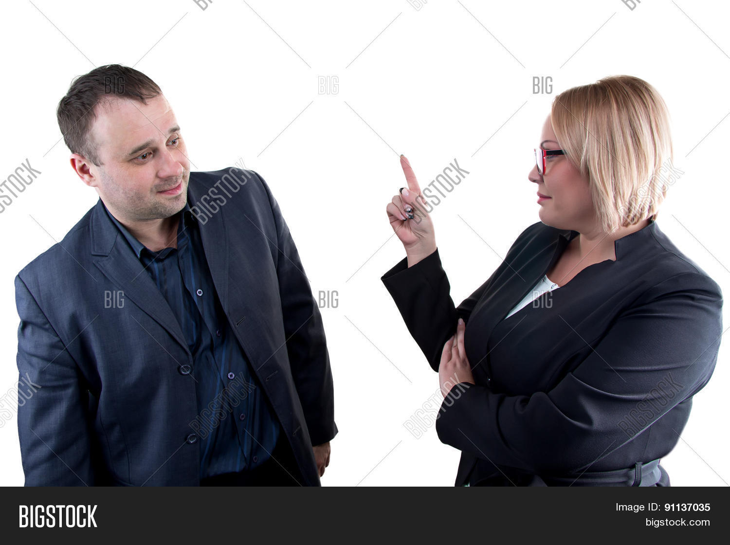 Photo Boss Rebukes Image & Photo (Free Trial) | Bigstock