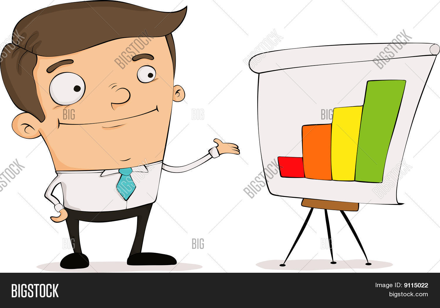 Cartoon Manager Vector & Photo (Free Trial) | Bigstock