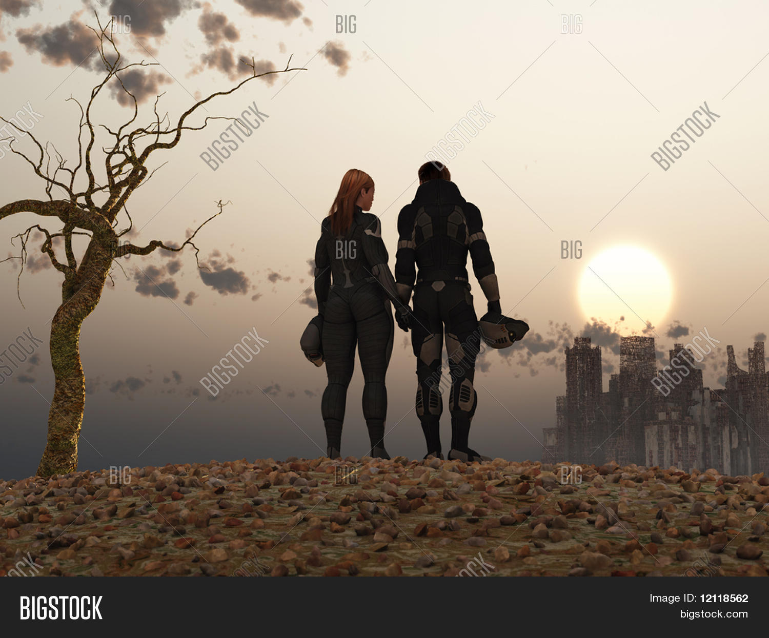 Post Apocalypse Couple Image & Photo (Free Trial) | Bigstock