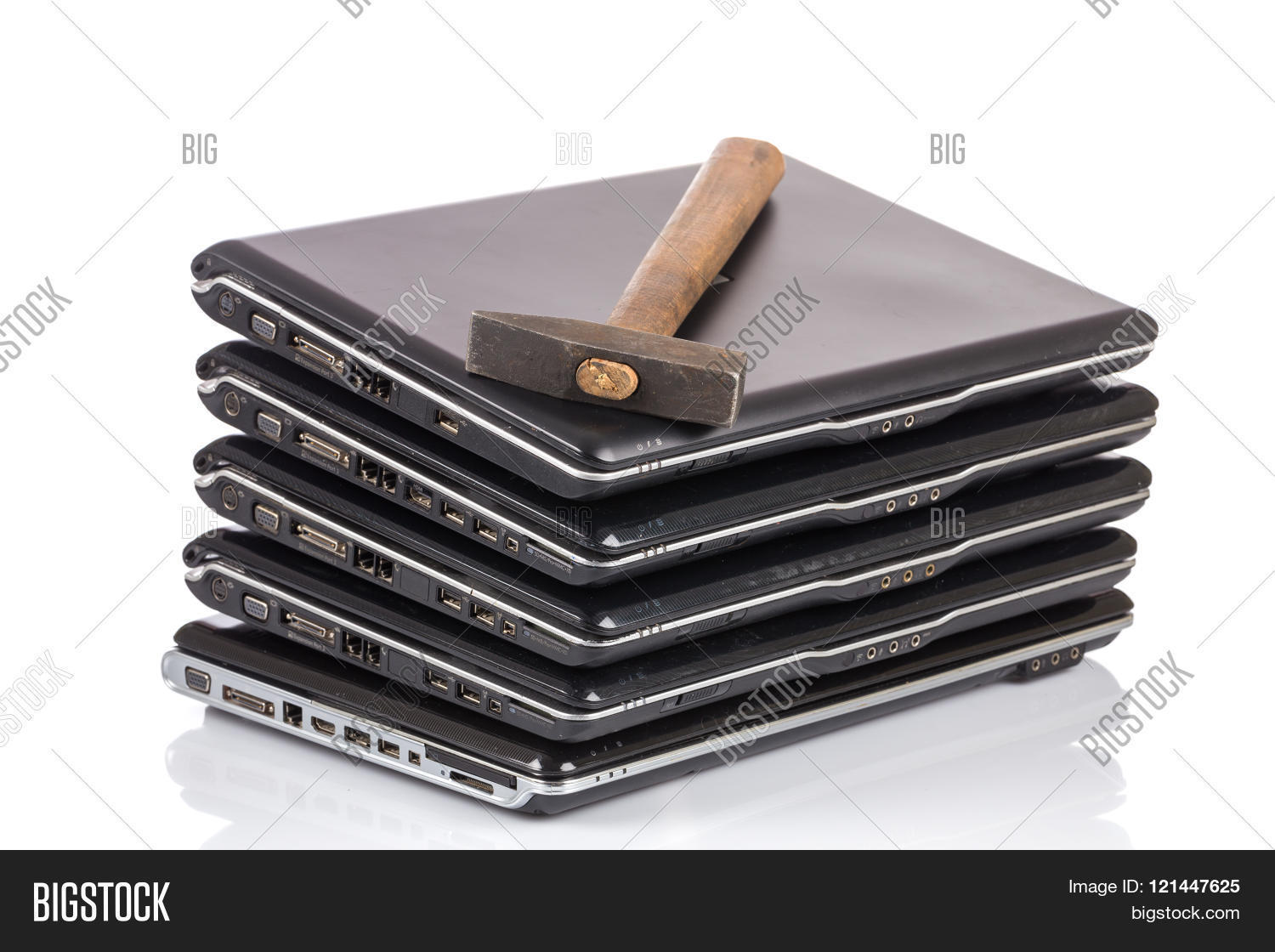 Stack Old Laptops Image & Photo (Free Trial) | Bigstock
