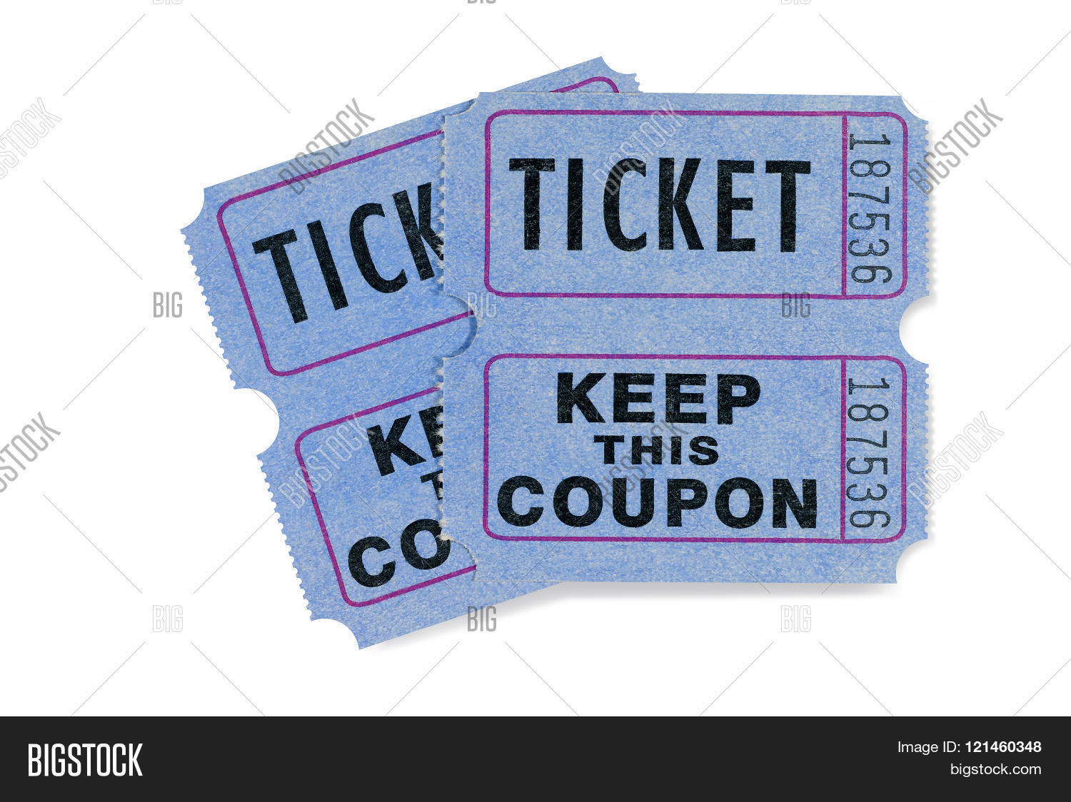 Blue Raffle Tickets Image & Photo (Free Trial) | Bigstock