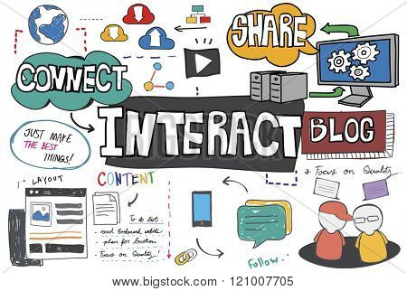 Interact Interaction Image & Photo (Free Trial) | Bigstock