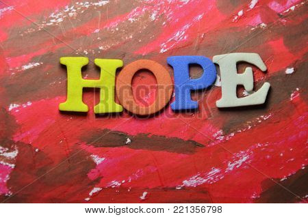 Word Hope On Abstract Image & Photo (Free Trial) | Bigstock