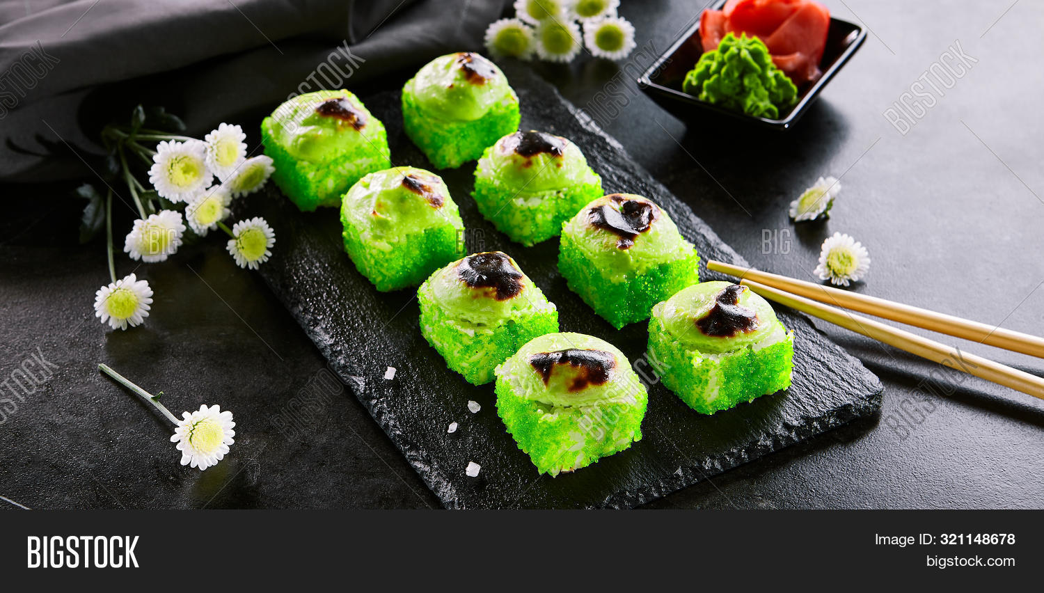 Wasabi Tobiko Sushi