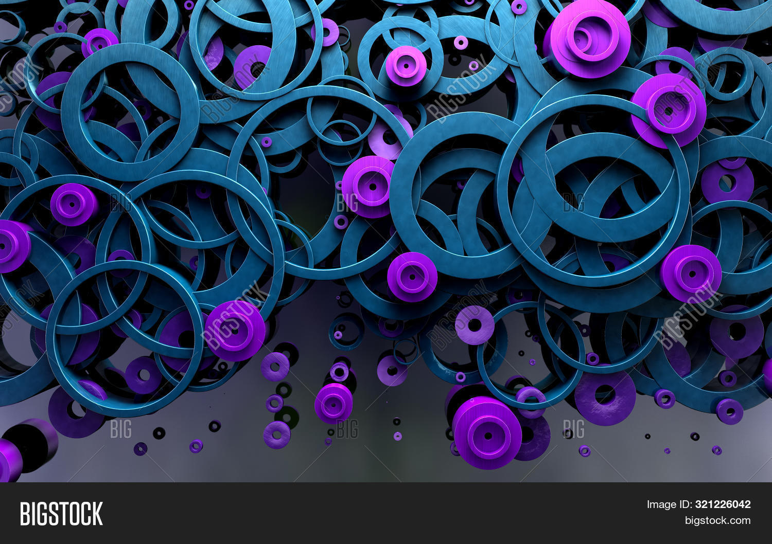 Blue Black Circles Image & Photo (Free Trial) | Bigstock