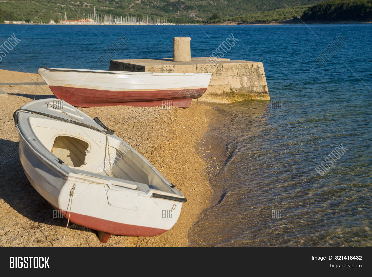 Two Boats Small Beach Image & Photo (Free Trial) | Bigstock