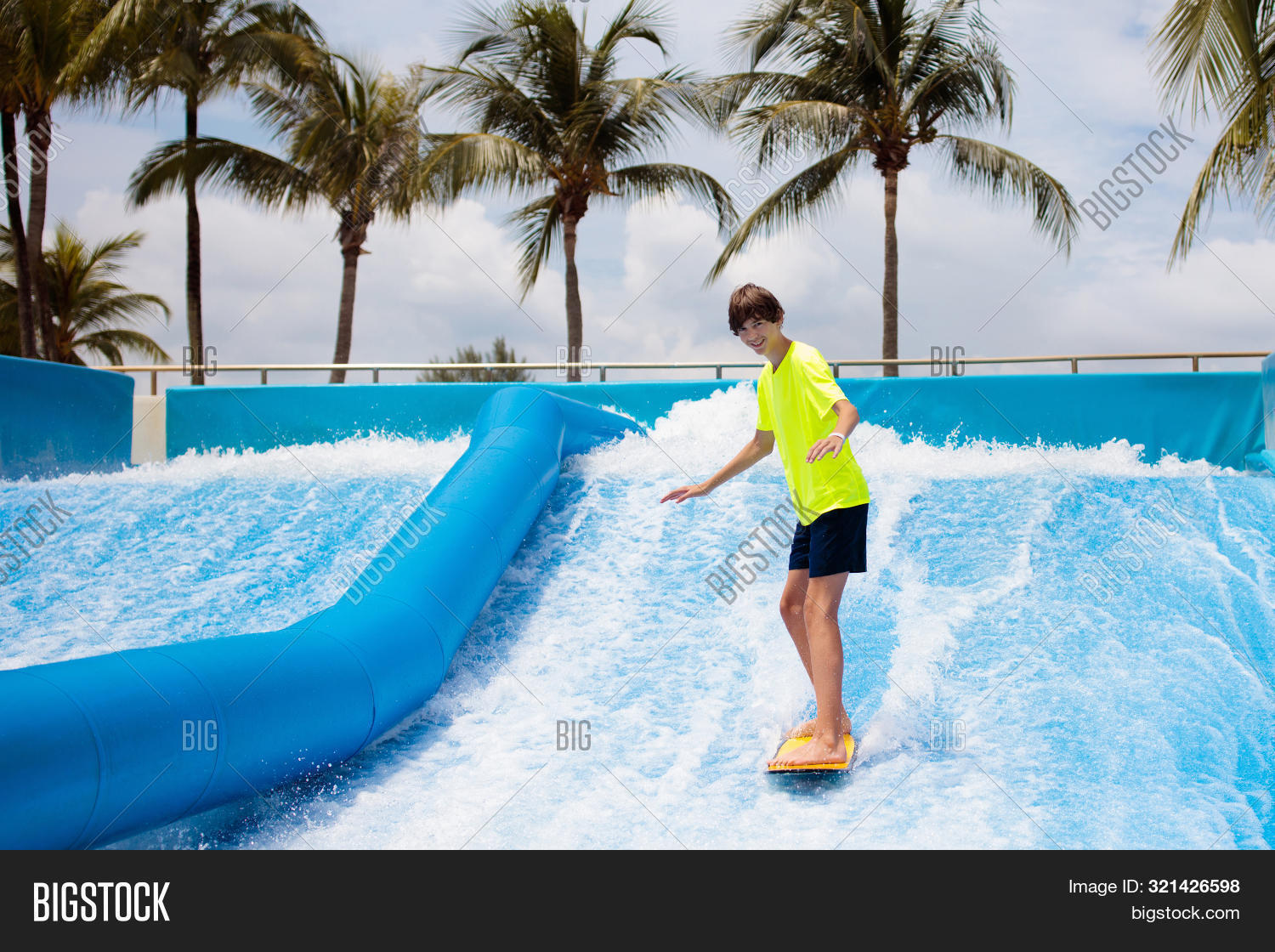 Teenager Surfing Beach Image & Photo (Free Trial) | Bigstock