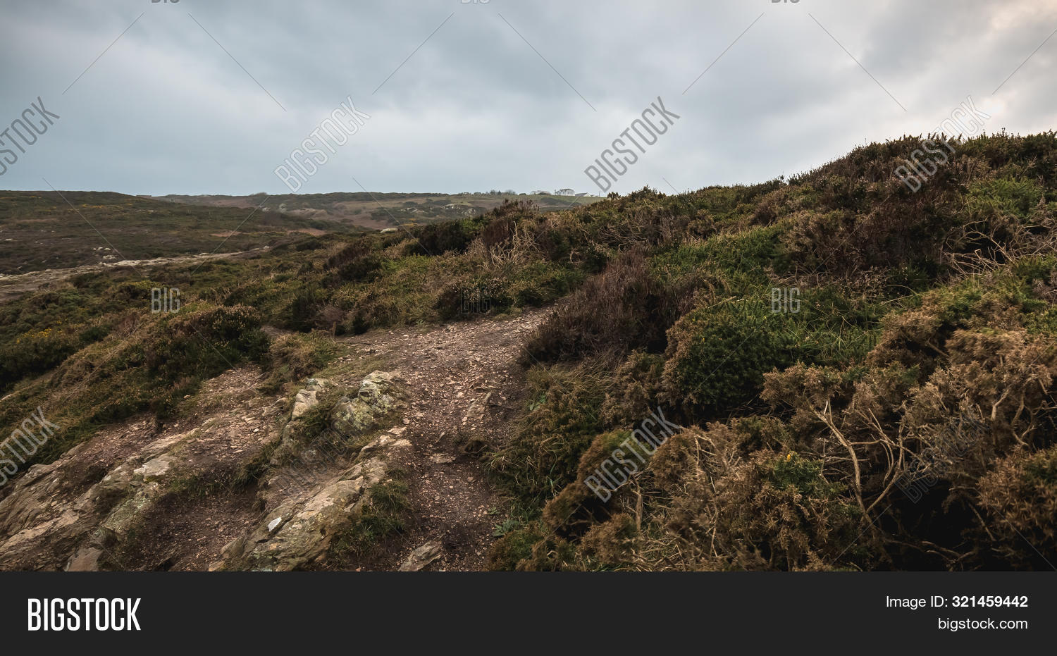 Hiking Trail On Cliff Image & Photo (Free Trial) | Bigstock