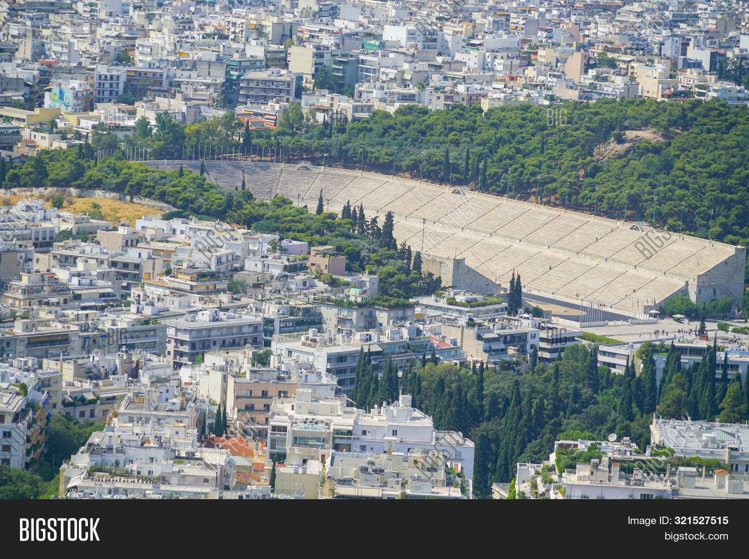 Urban Athens View Top Image & Photo (Free Trial) | Bigstock