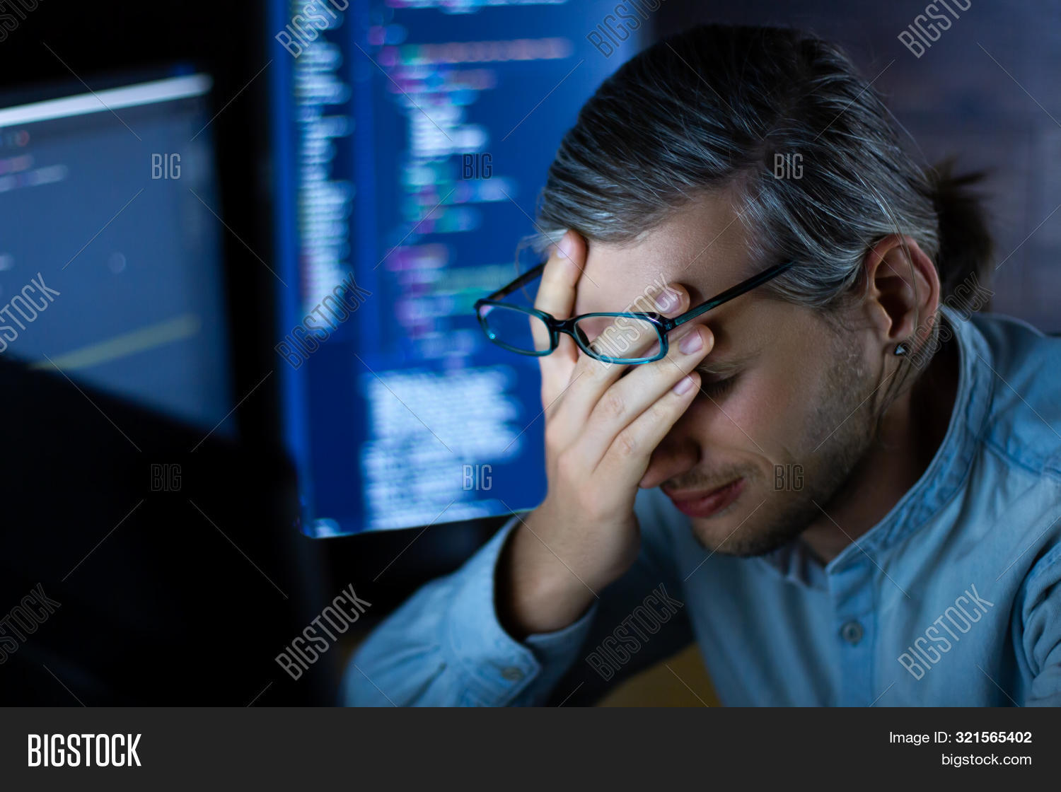 Young Tired Man Image & Photo (Free Trial) | Bigstock