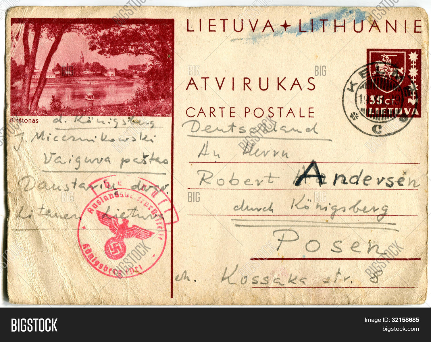 LITHUANIA - CIRCA 19 Image & Photo (Free Trial) | Bigstock
