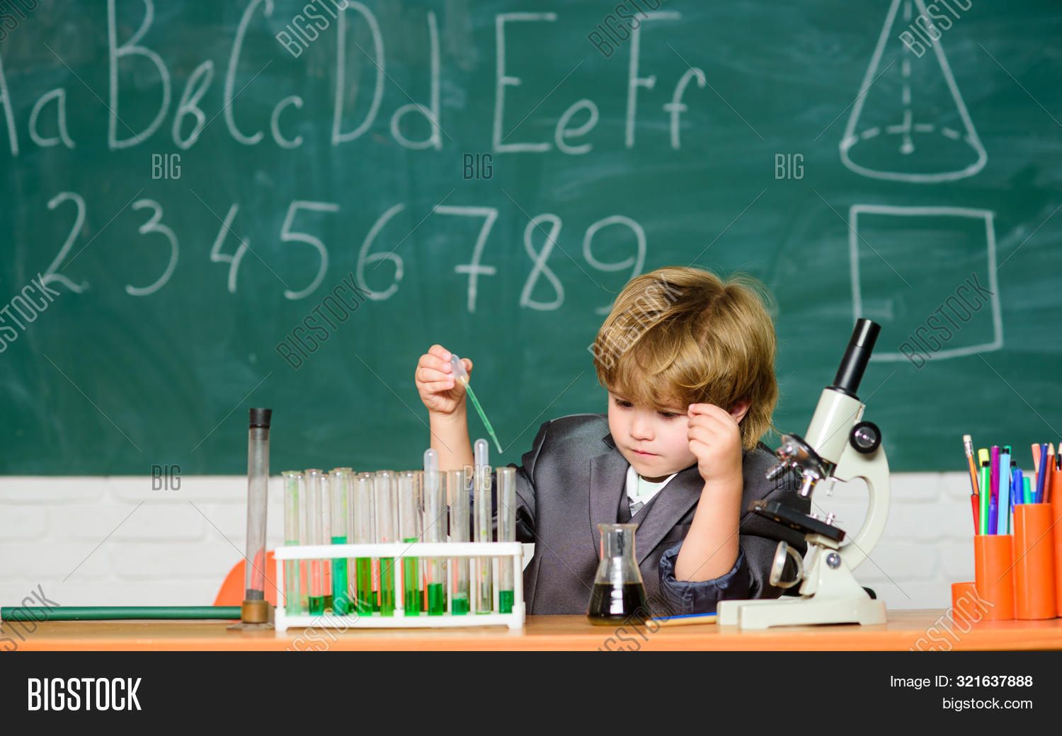 School Kid Scientist Image & Photo (Free Trial) | Bigstock