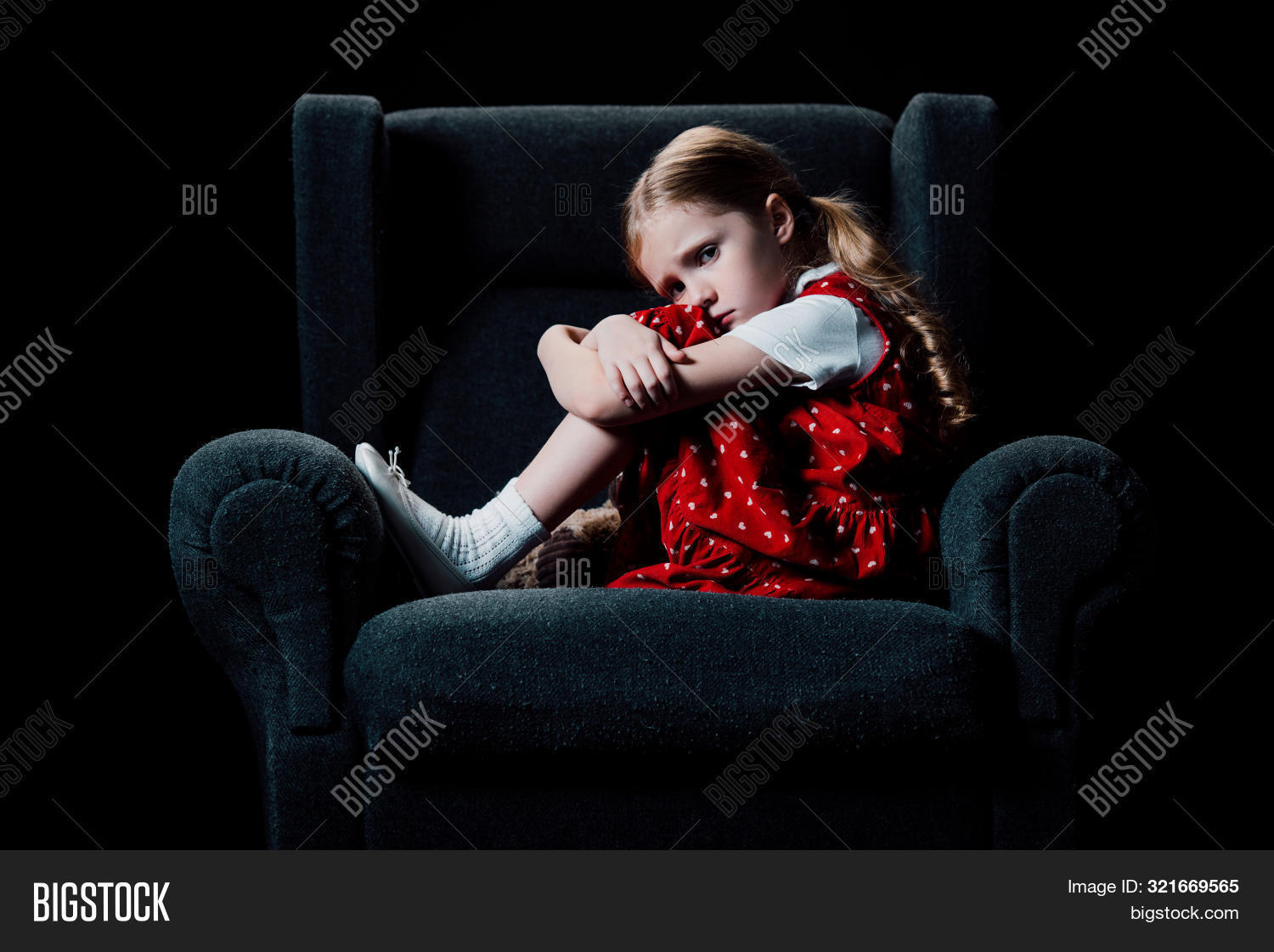 Scared, Lonely Child Image & Photo (Free Trial) | Bigstock