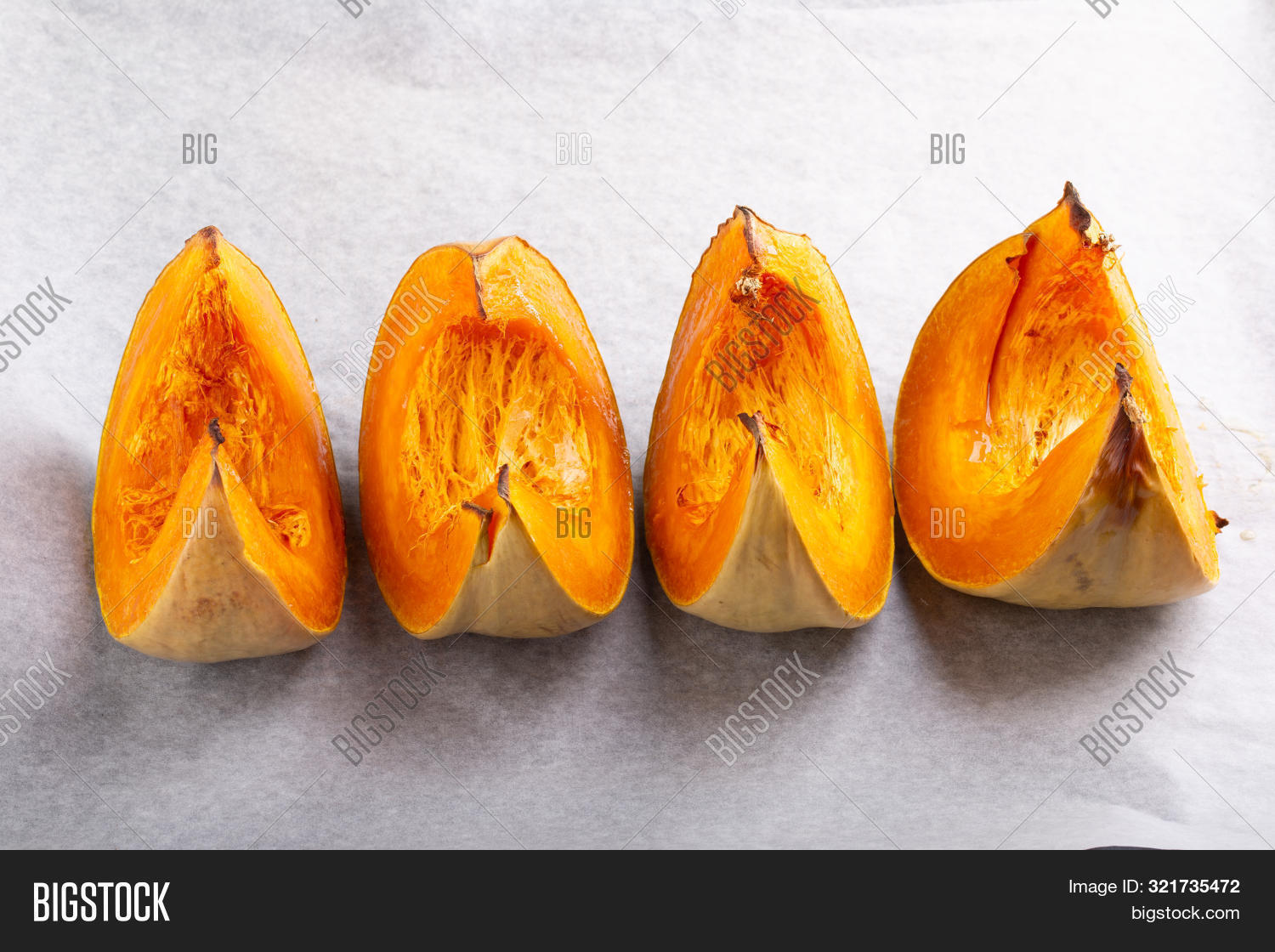 Pumpkin Slices Baked Image & Photo (Free Trial) | Bigstock