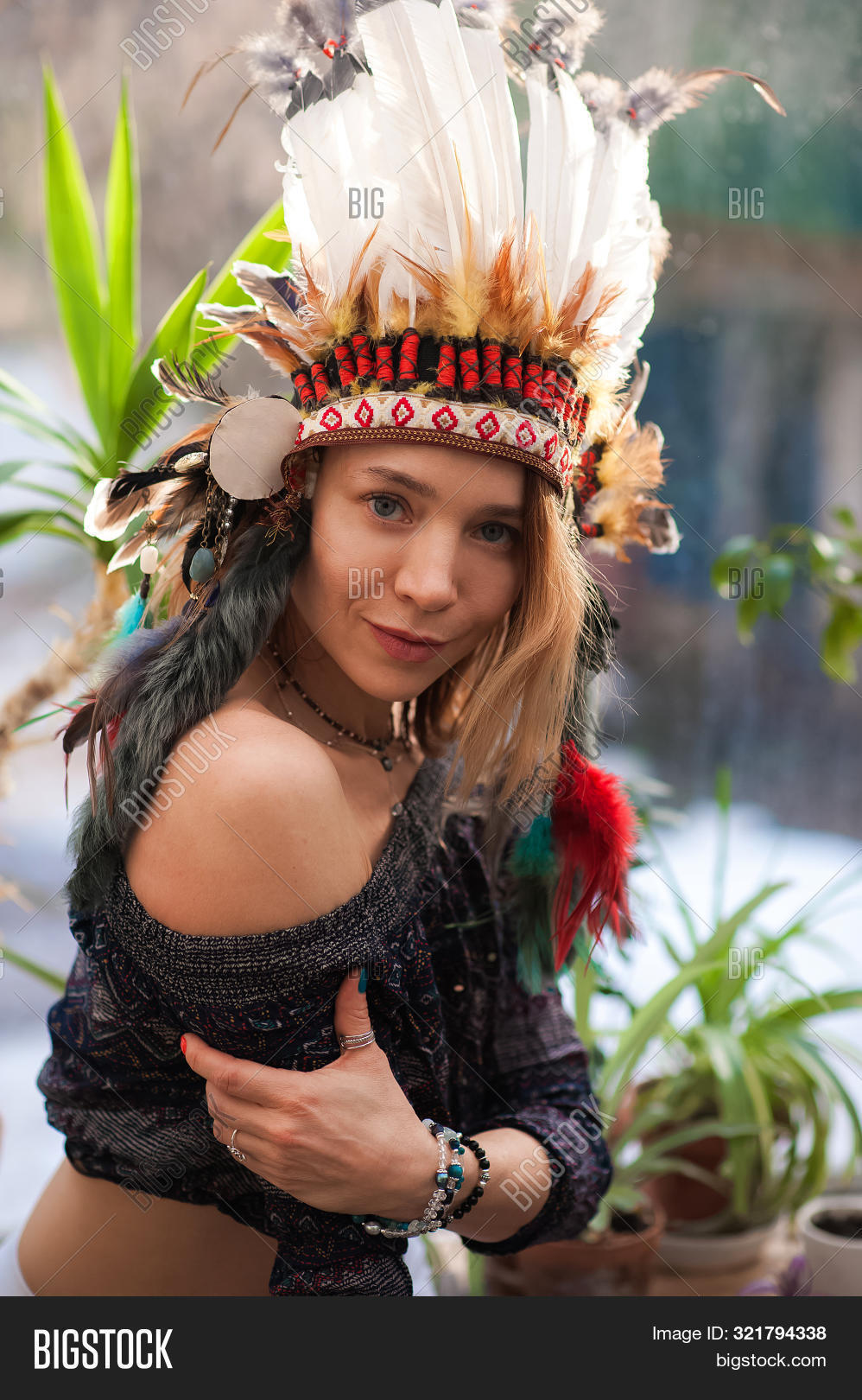 Indian Woman Hunter. Image & Photo (Free Trial) | Bigstock