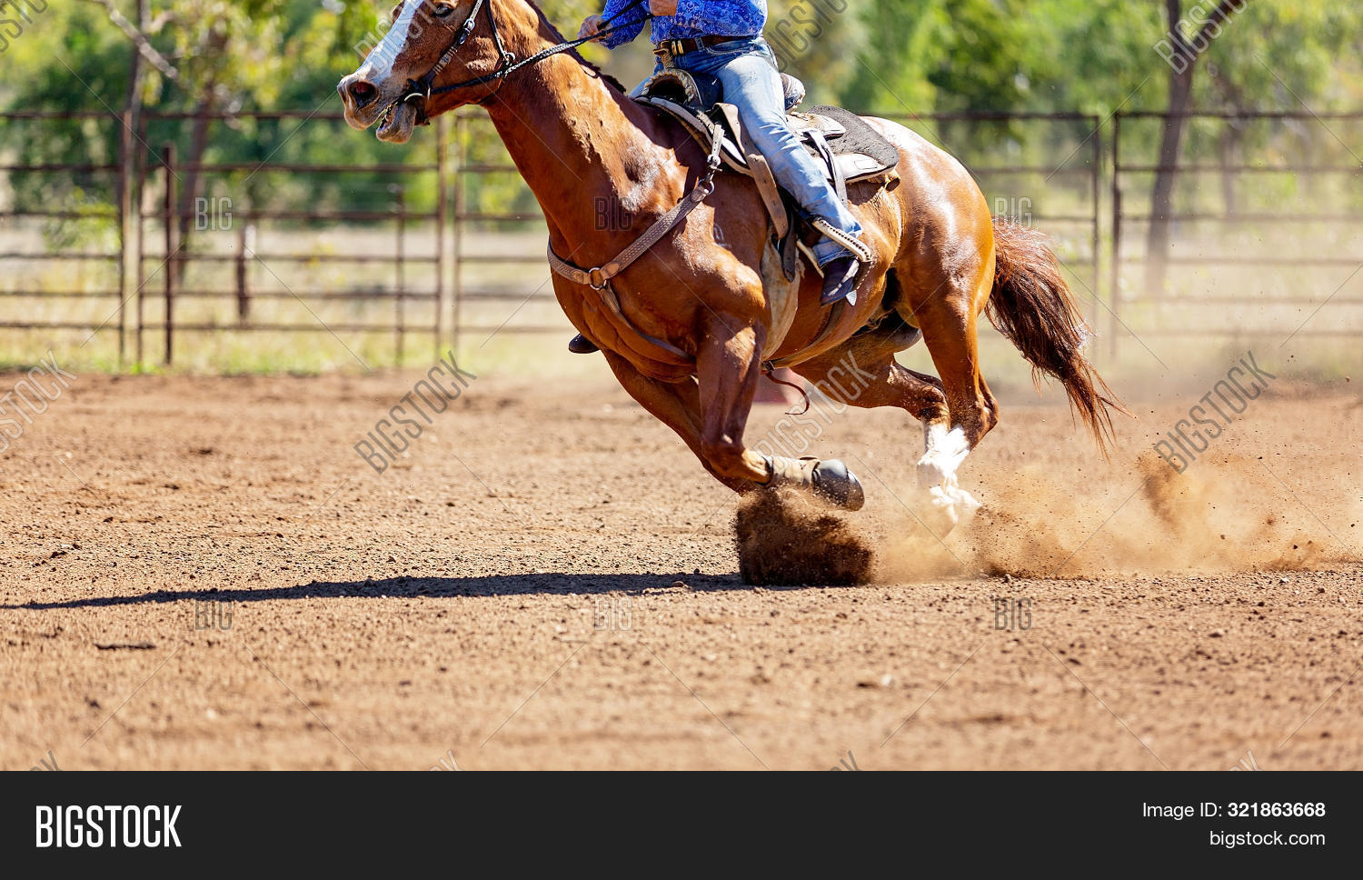 Cowboy On Horseback Image & Photo (Free Trial) | Bigstock