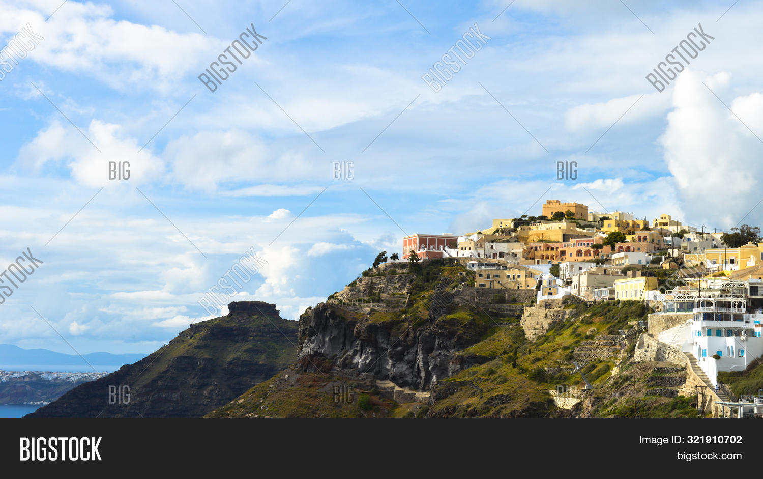 Beautiful Caldera View Image & Photo (Free Trial) | Bigstock