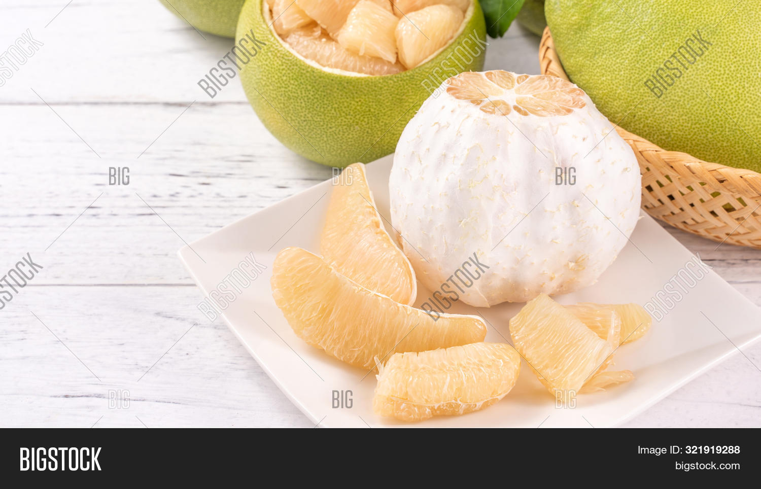 Fresh Peeled Pomelo, Image & Photo (Free Trial) | Bigstock
