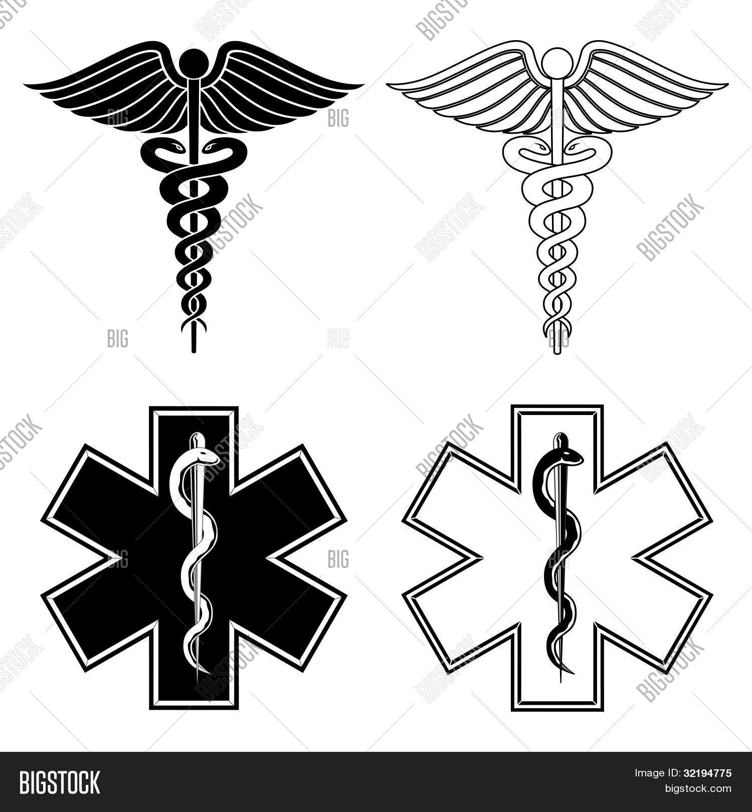 Caduceus Medical Vector & Photo (Free Trial) | Bigstock