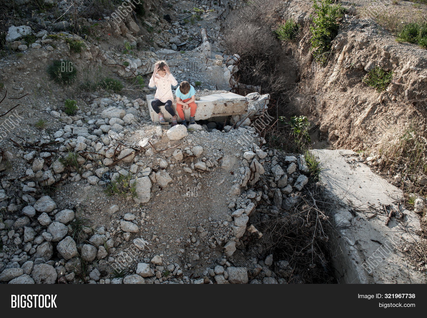 Two Poor Children Image & Photo (Free Trial) | Bigstock