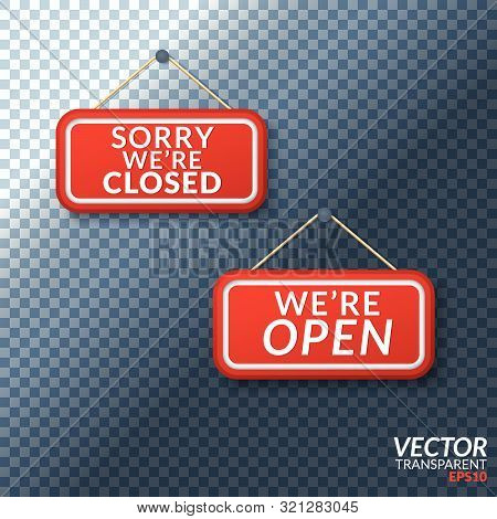Open Sign Transparent Vector & Photo (Free Trial) | Bigstock
