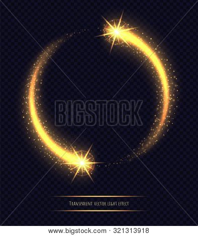 Magic Golden Circle Vector & Photo (Free Trial) | Bigstock
