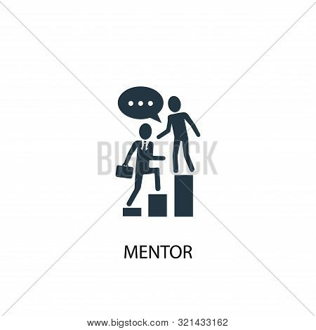 Mentor Icon. Simple Vector & Photo (Free Trial) | Bigstock
