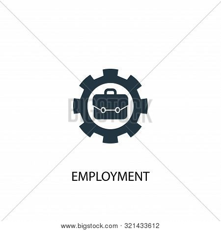 Employment Icon. Vector & Photo (Free Trial) | Bigstock