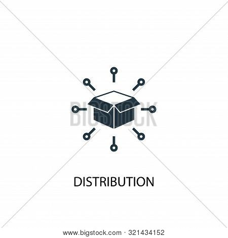 Distribution Icon. Vector & Photo (Free Trial) | Bigstock