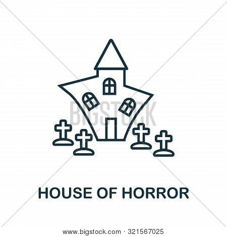 House Horror Outline Vector & Photo (Free Trial) | Bigstock