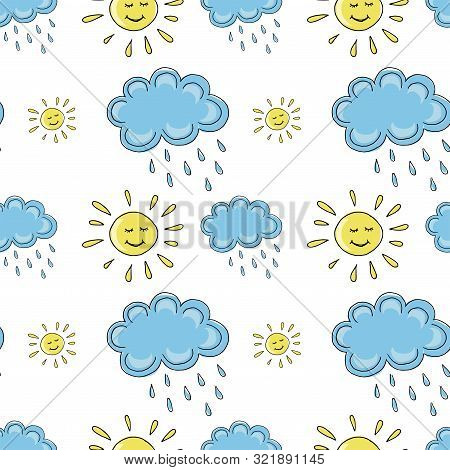 Cartoon Sunny Pattern Vector & Photo (Free Trial) | Bigstock