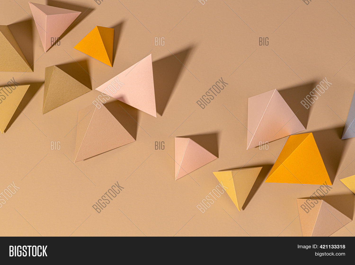 3D Pyramid Papercraft Image & Photo (Free Trial) | Bigstock