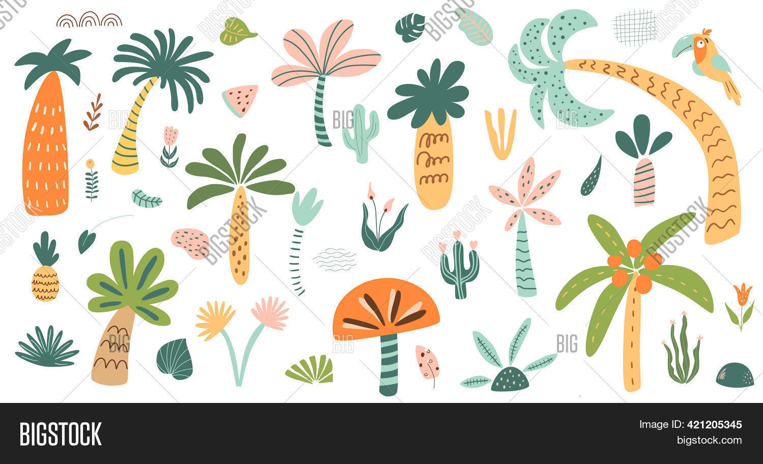 Cute Palm Tree Image & Photo (Free Trial) | Bigstock