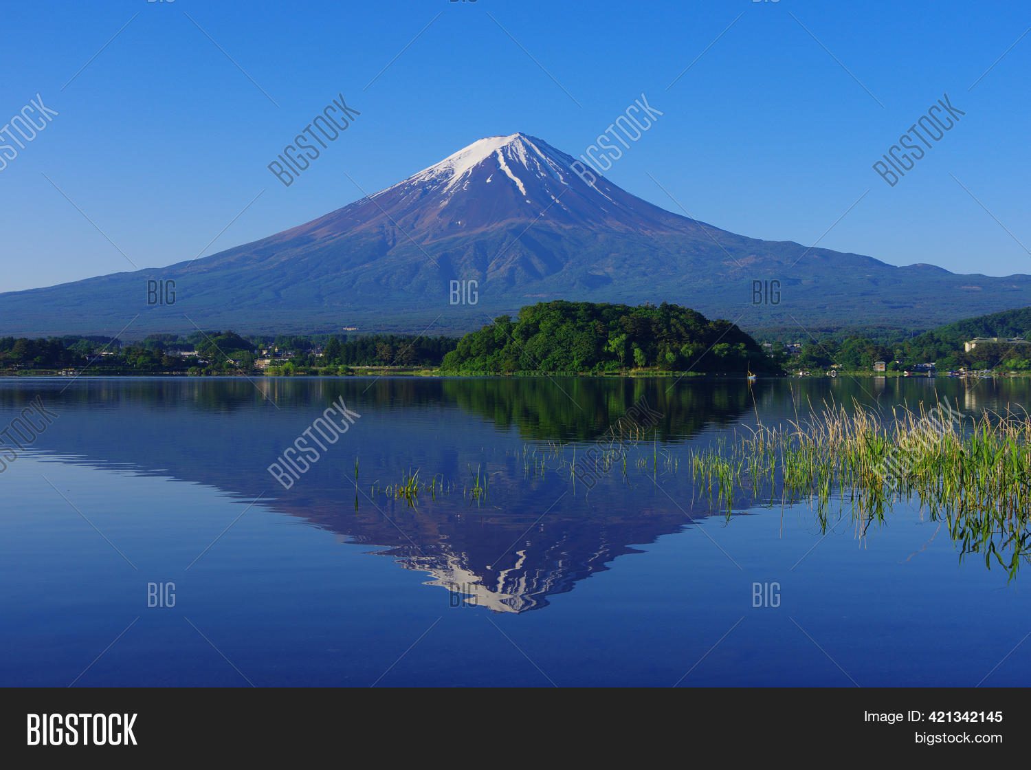 Mt. Fuji Clear Blue Image & Photo (Free Trial) | Bigstock