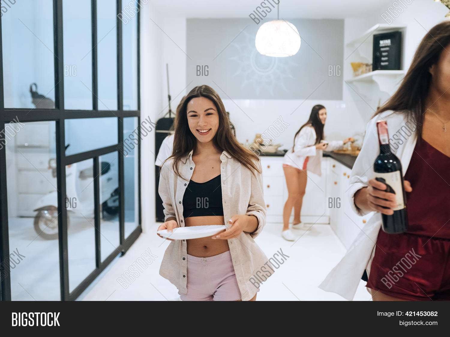 Girls Setting Table Image & Photo (Free Trial) | Bigstock