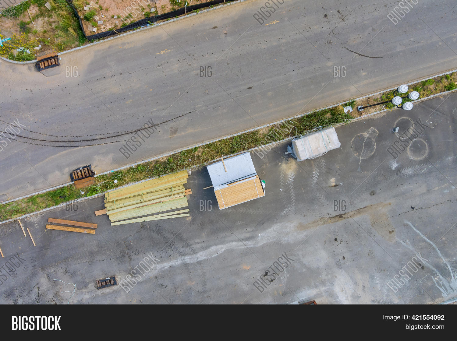 Aerial View Forklift Image & Photo (Free Trial) | Bigstock