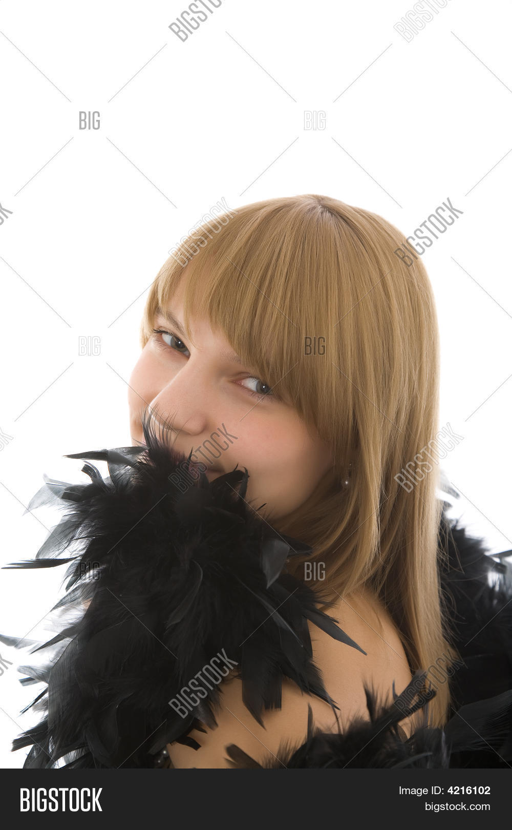 Beautiful Girl Plume Image & Photo (Free Trial) | Bigstock