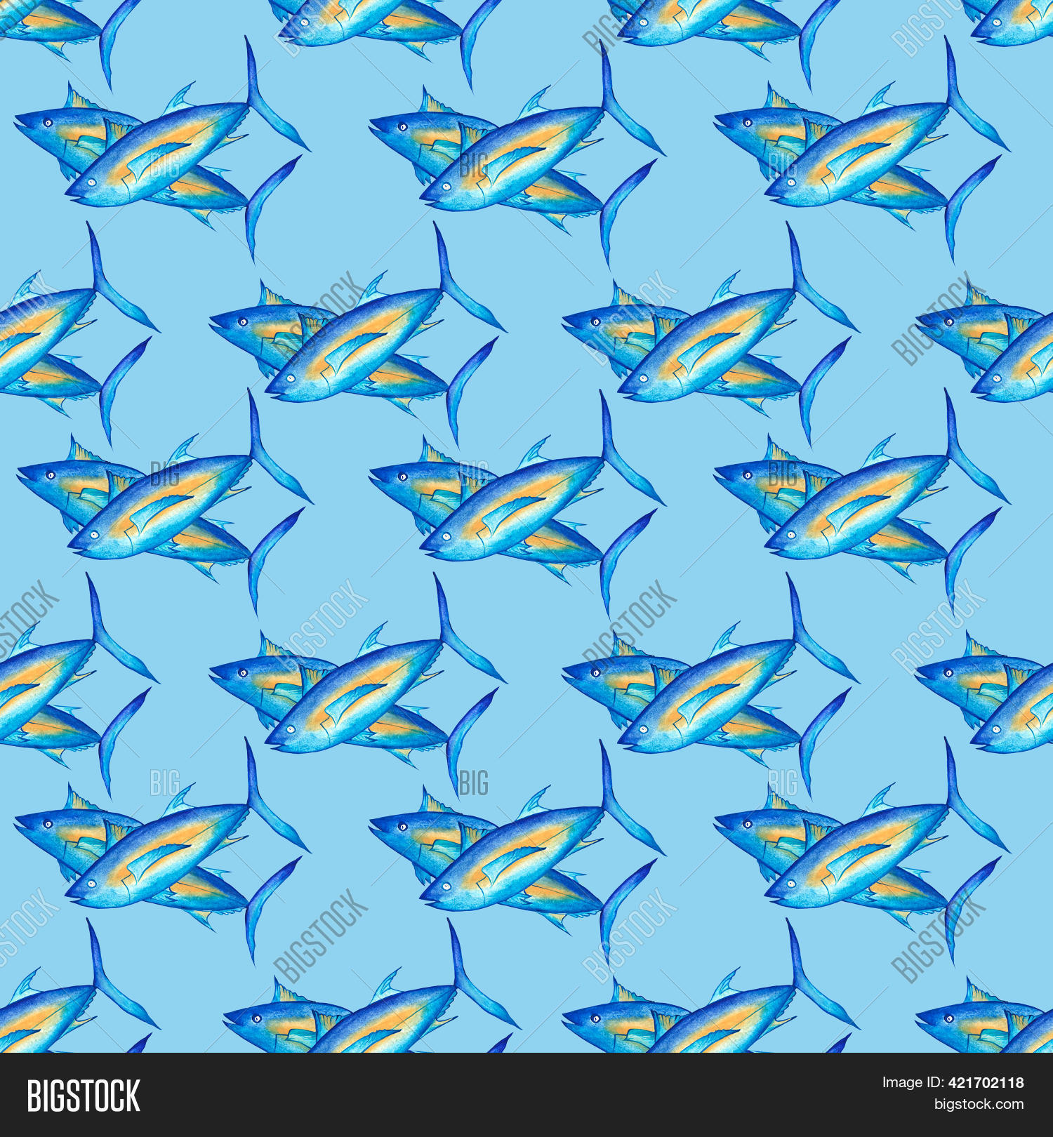 Bluefin Tuna Seamless Image & Photo (Free Trial) | Bigstock