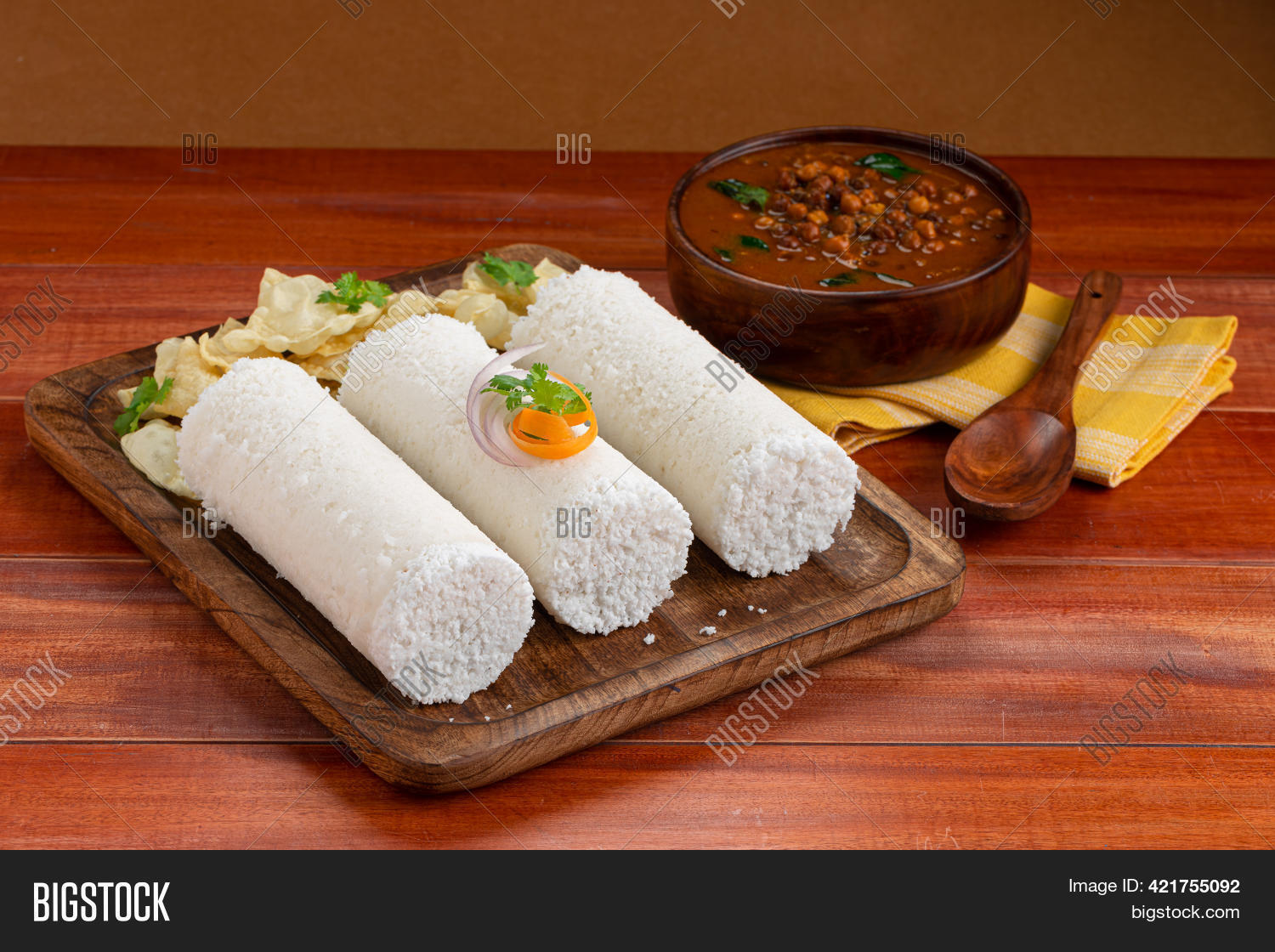 White Rice Puttu Chana Image & Photo (Free Trial) | Bigstock