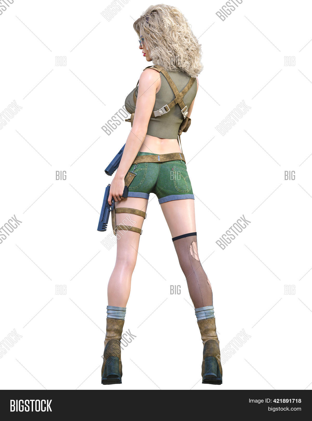 3d Sexy Secret Agent Image & Photo (Free Trial) | Bigstock